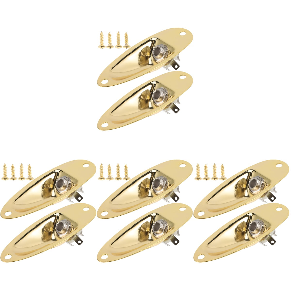 NICERIO Golden Metal Guitar Jacks for Pickup - Sturdy and Noise ...
