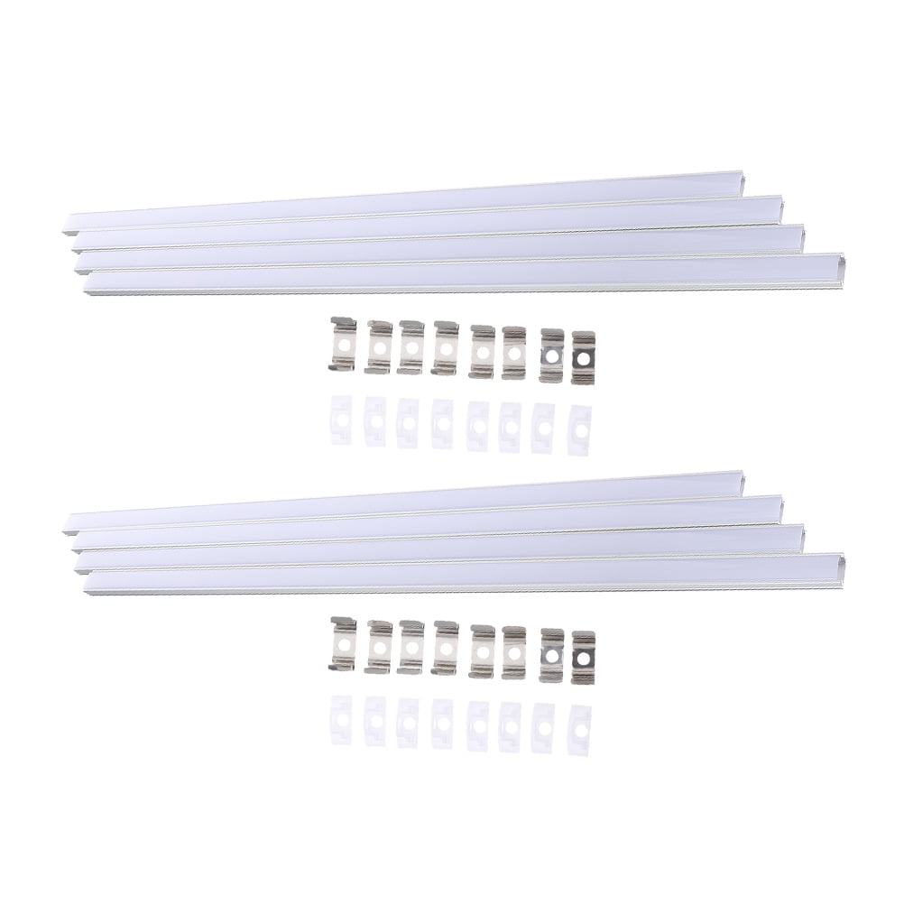 8 Sets Lamp Housing Light Trough LED Light Channel LED Diffuser LED ...