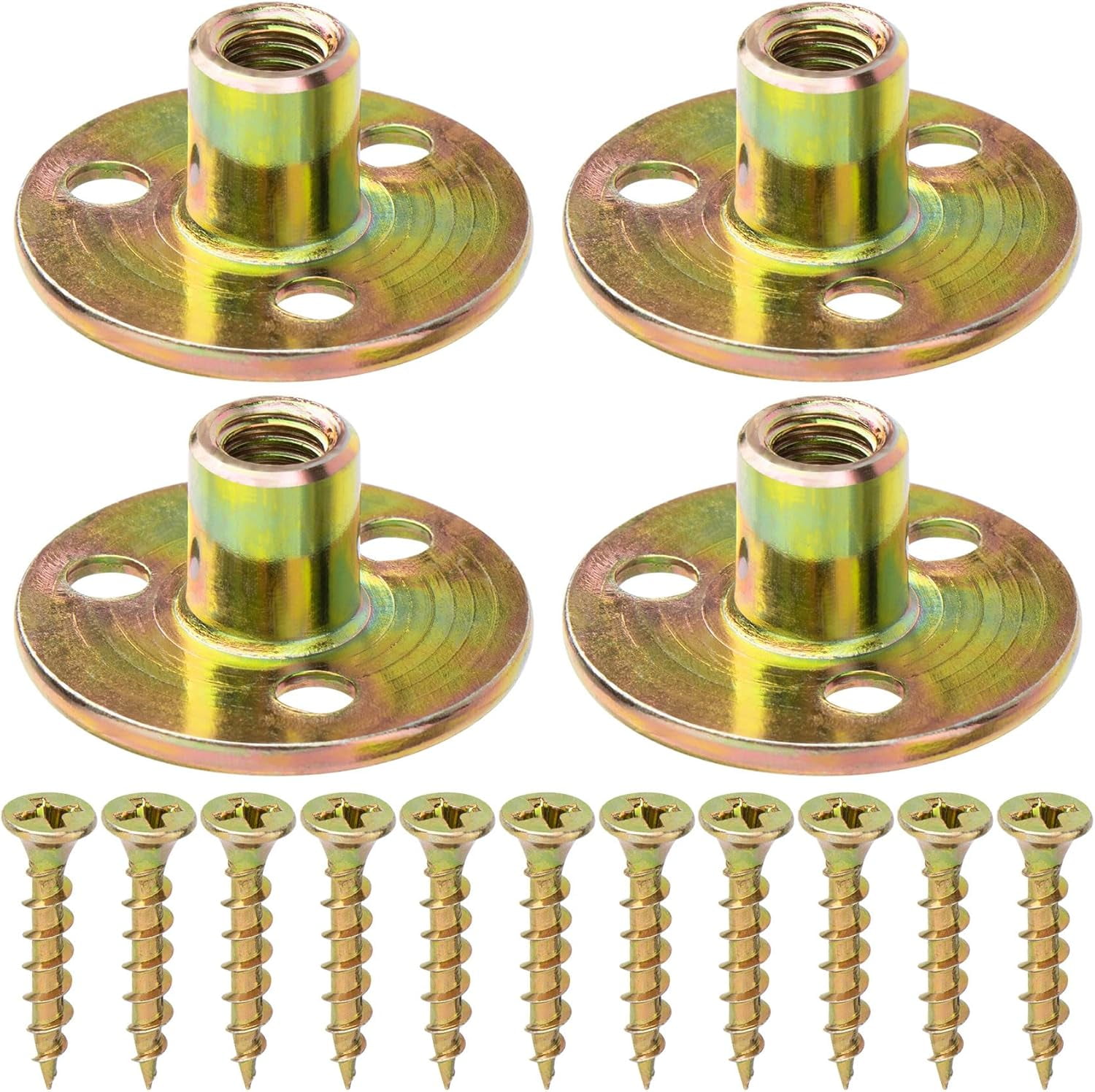 8 Sets Leg Mounting Plates, Furniture Legs Attachment Industrial ...