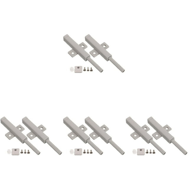 8 Sets Push To Open Door Latches Heavy Duty Cabinet Latches Push Button ...