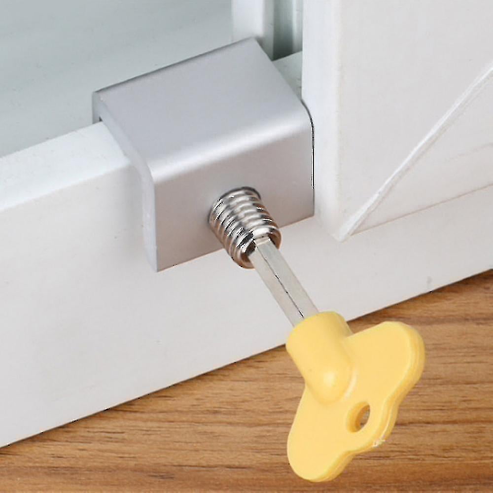8 Sets Safety Sliding Sash Window Latches Window Lock Stop Stopper With ...
