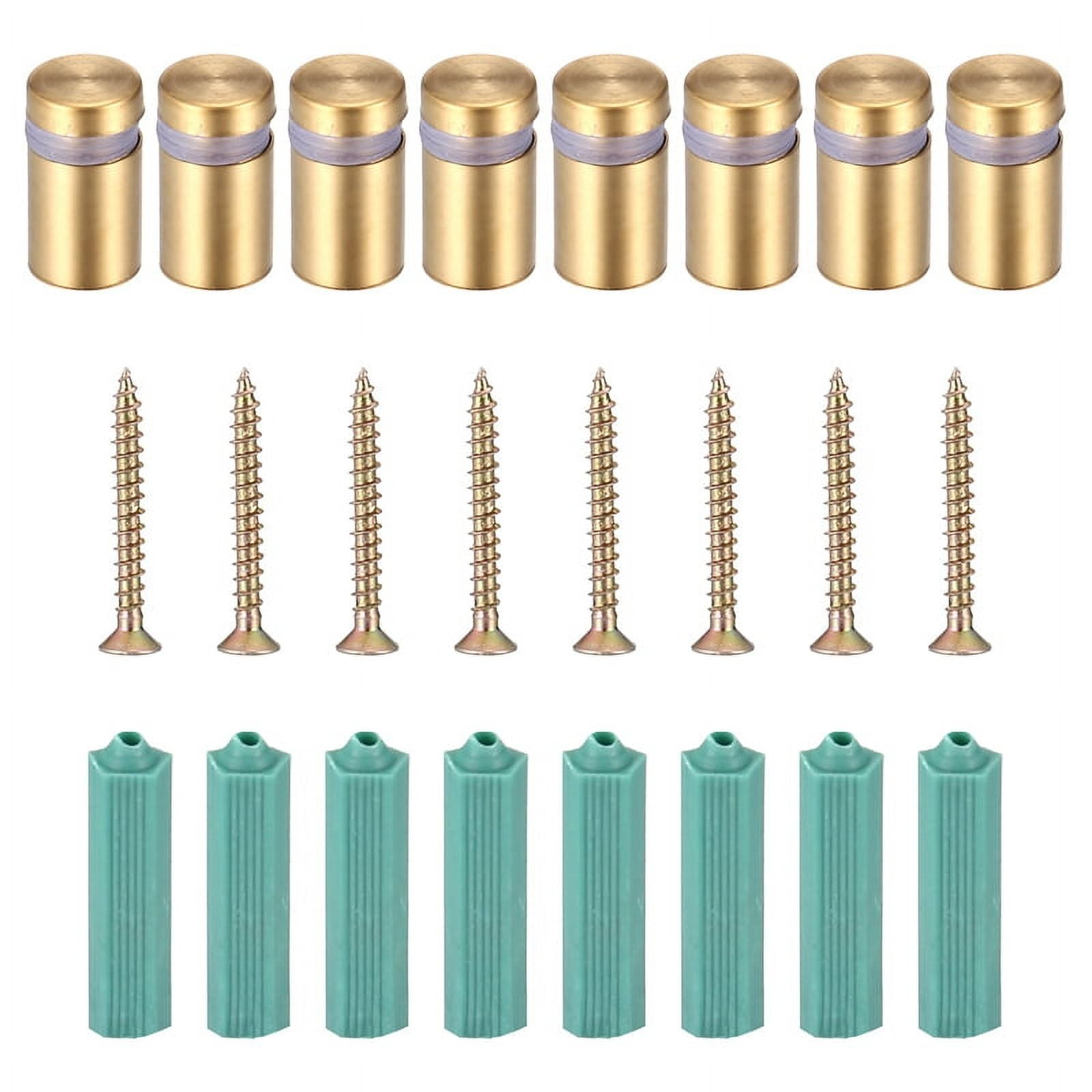 8 Sets Standoff Screws Advertising Nail Standoff Wall Mounting Hardware ...