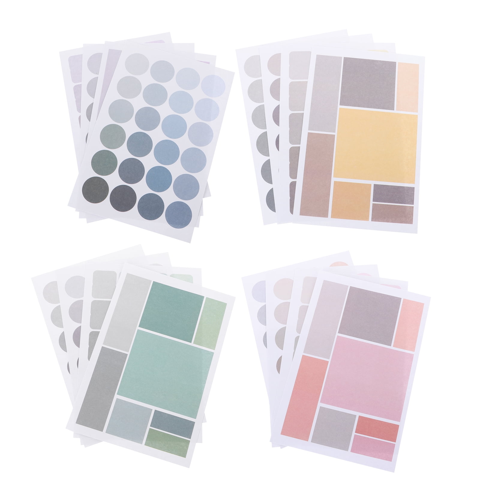 8 Sets Tag Category Stickers Sticky Tabs Green Stickers Flags Labels ...