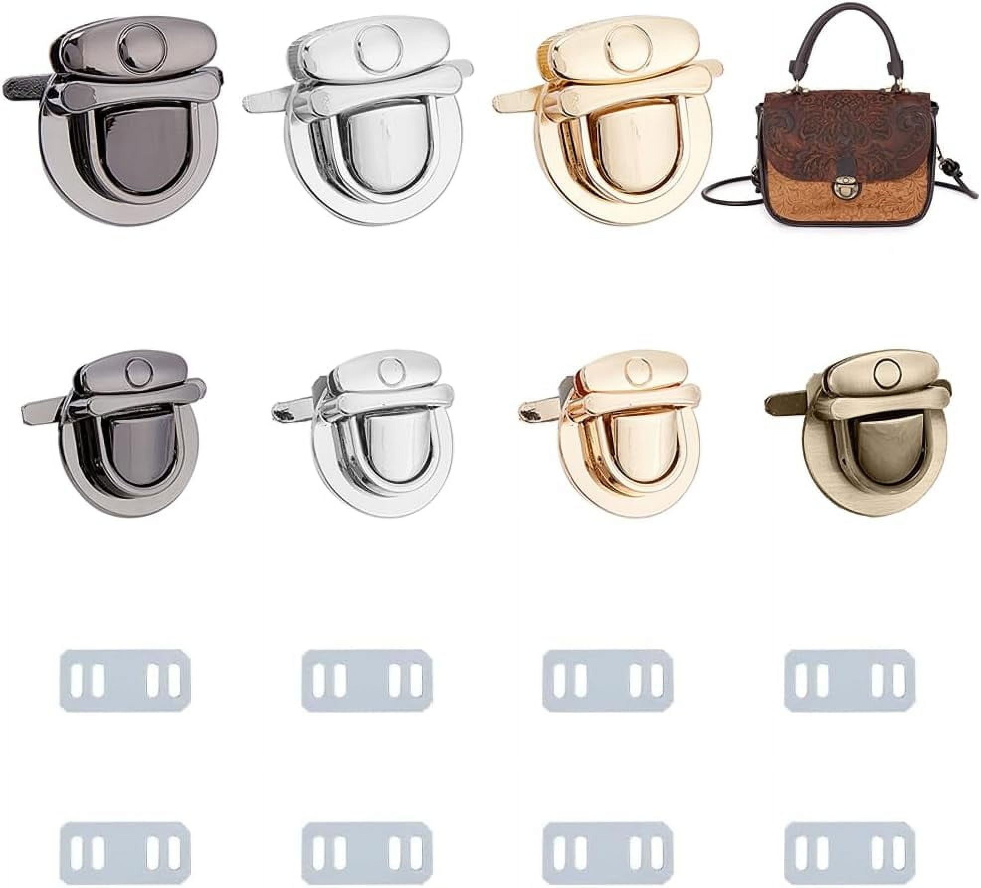 8 Sets Tuck Lock Clasp Catch 1.38inch/1.2inch Purse Thumb Lock Duck ...