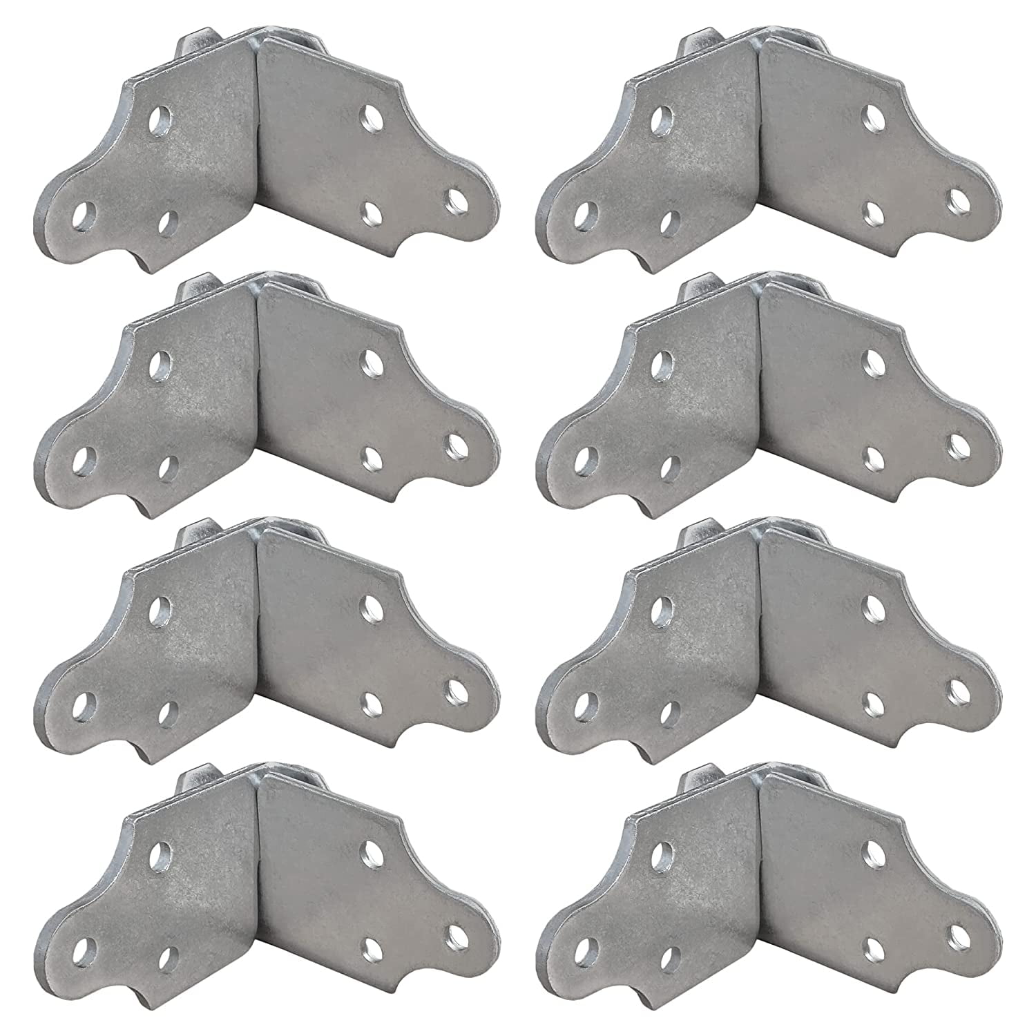 8 Sets Utility Trailer Wood Panel Side Corner Bracket, for Stake Body ...