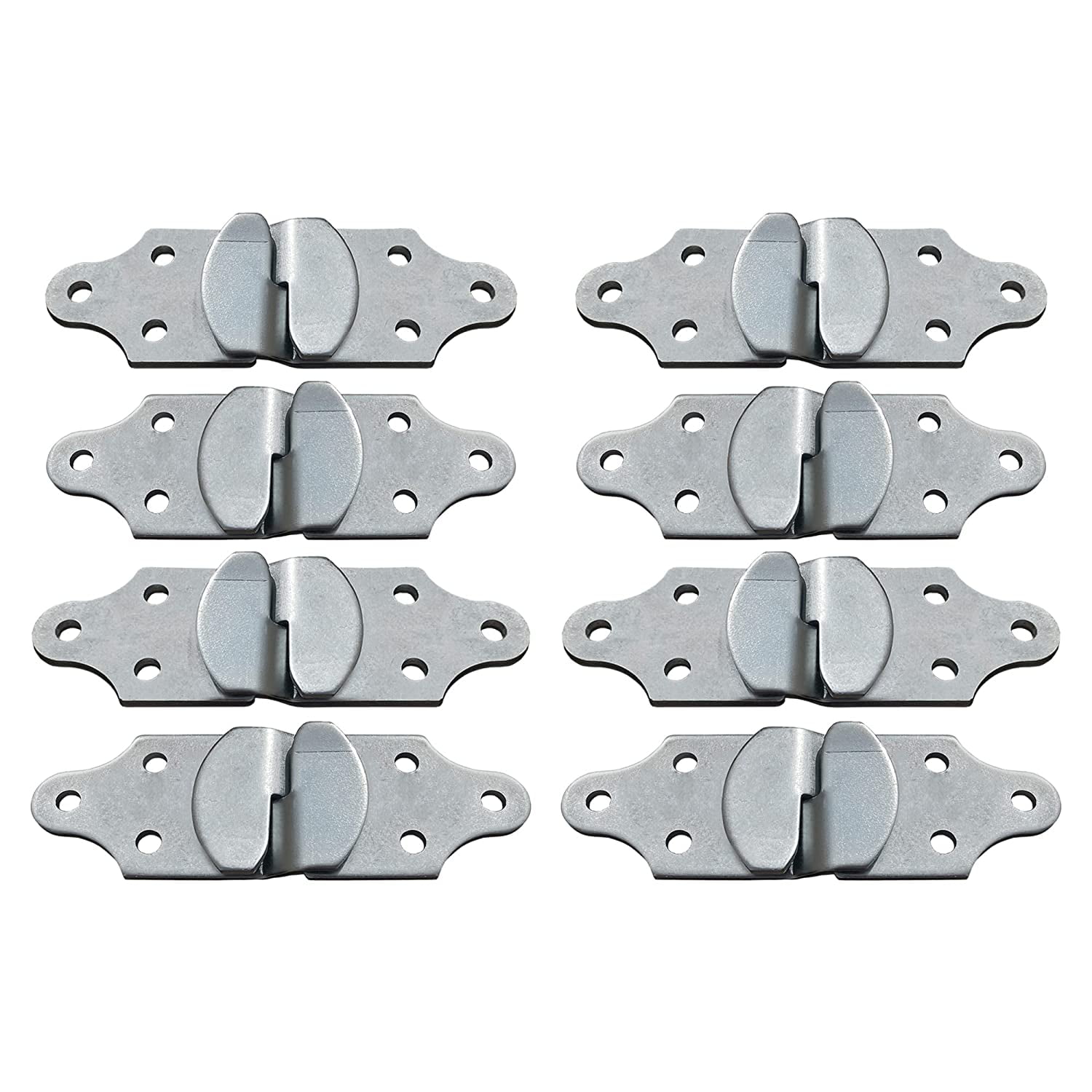 8 Sets Utility Trailer Wood Panel Side Straight Bracket, for Stake Body ...