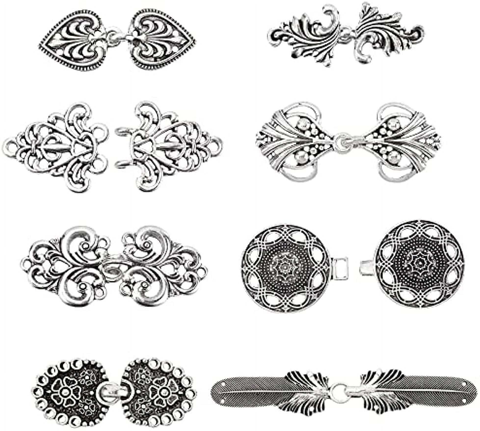 8 Sets Vintage Sweater Clips Retro Cardigan Clip Shawl Clips Collar ...