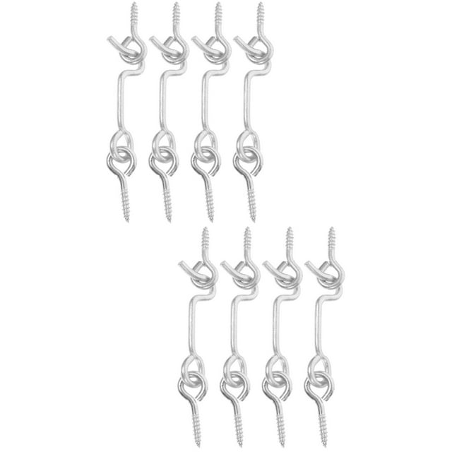 8 Sets Window Door Hook Wind Hook Barn Door Latch Hook and Eye Latch ...