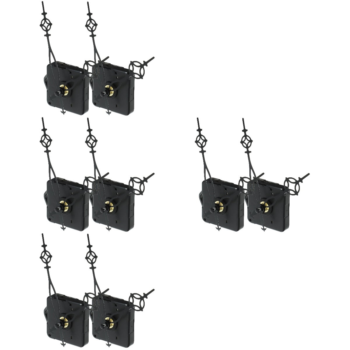 8 Sets of Clock Mechanism Replacement Parts Wall Clock Mechanisms DIY ...