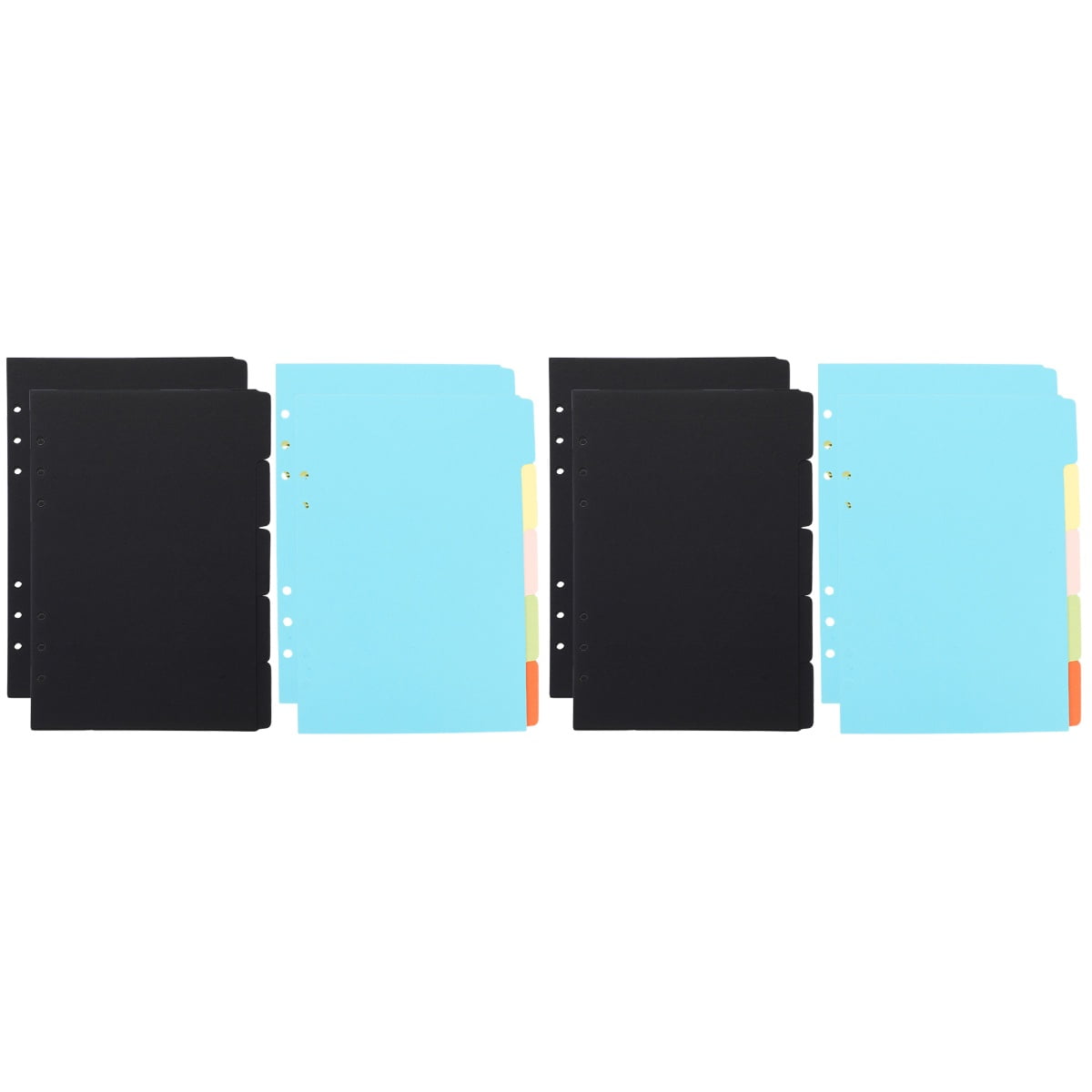 8 Sets of Notebook Dividers Notepad Binder Dividers Detachable Index ...