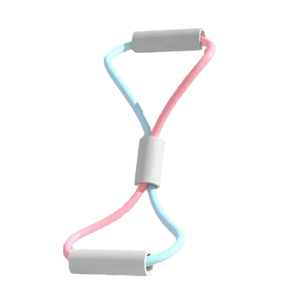 8-Shape Exercise Rubber Resistance Band - Home Fitness Tool for Full ...