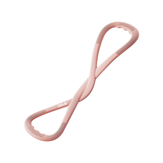 8-Shaped Silicone Yoga Shoulder Pull Rope - Elastic Home Fitness Open ...