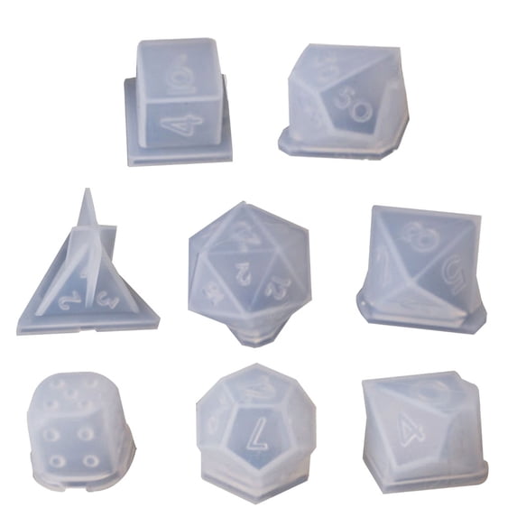 8 Shapes Molds for Resin Casting Standard Game Fillet Square for ...