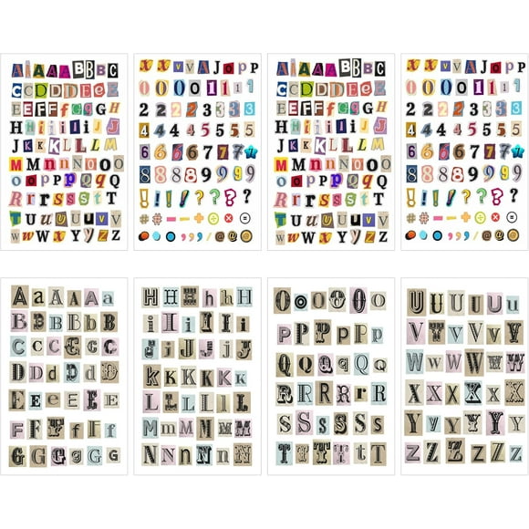 Extra Large Alphabet Stickers