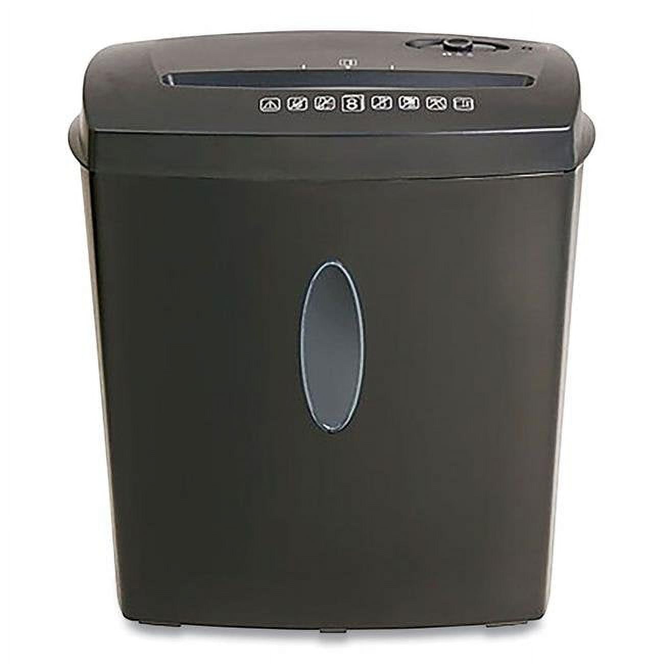 8 Sheet Cross Cut Shredder, Black - Walmart.com