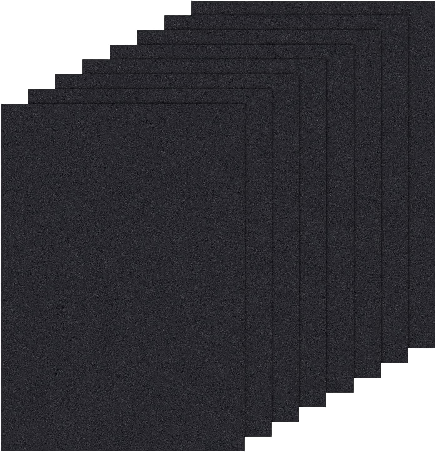 8 Sheets A4 Black PVC Frame Protective Film Sheets Flexible Plastic ...
