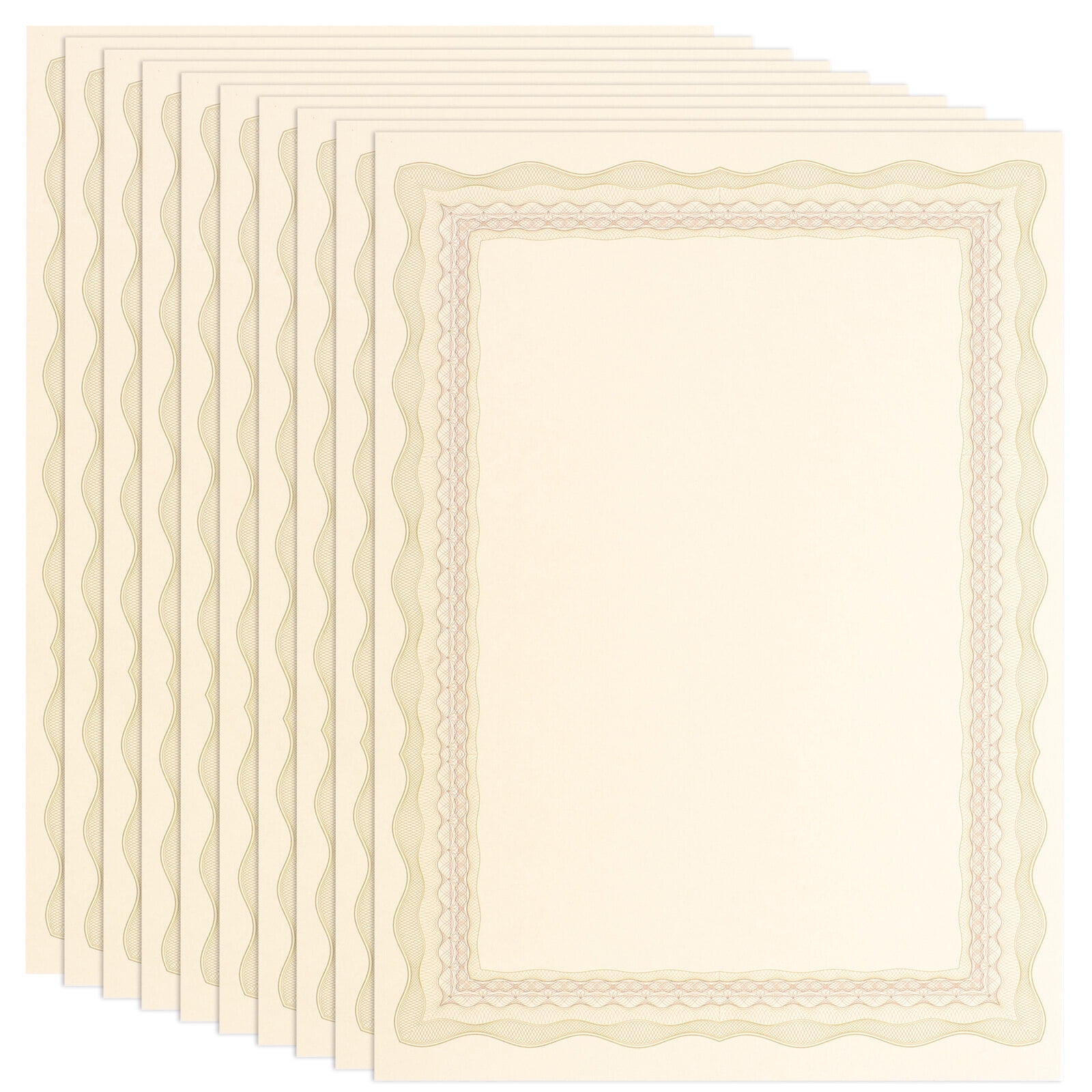 Eease 10pcs A4 Blank Certificate Paper for Awards & Diplomas - Walmart.com