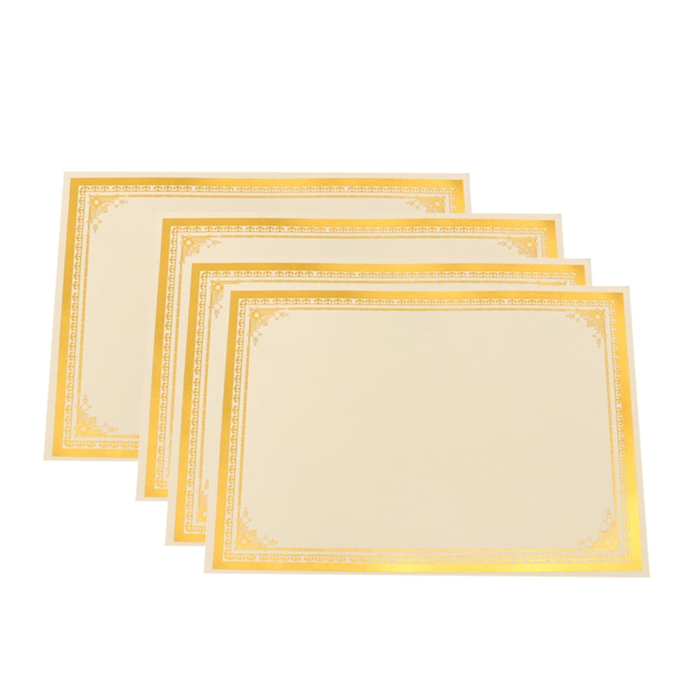 8 Sheets Blank A4 Certificate Paper Diploma Paper for Graduation Awards ...