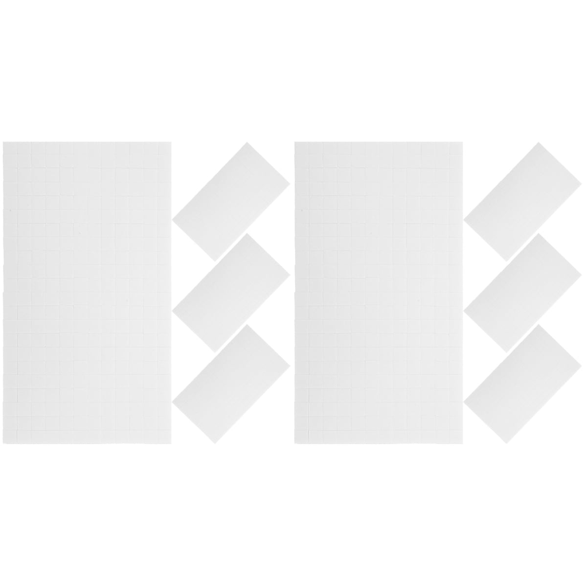8 Sheets Foam Squares Dual-adhesive Foam Mounts Scrapbook Double Sided ...