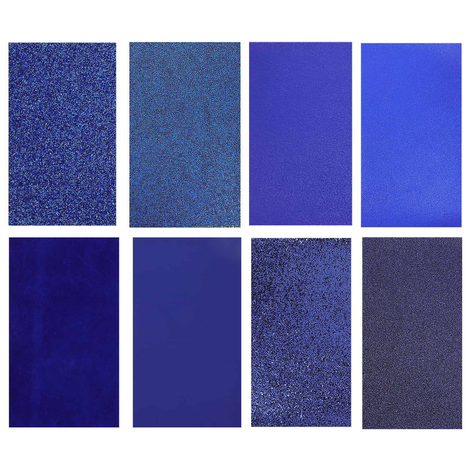 MOKKHNB Leather Sheets Blue 8 Sheets 13X7.9in - Walmart.com