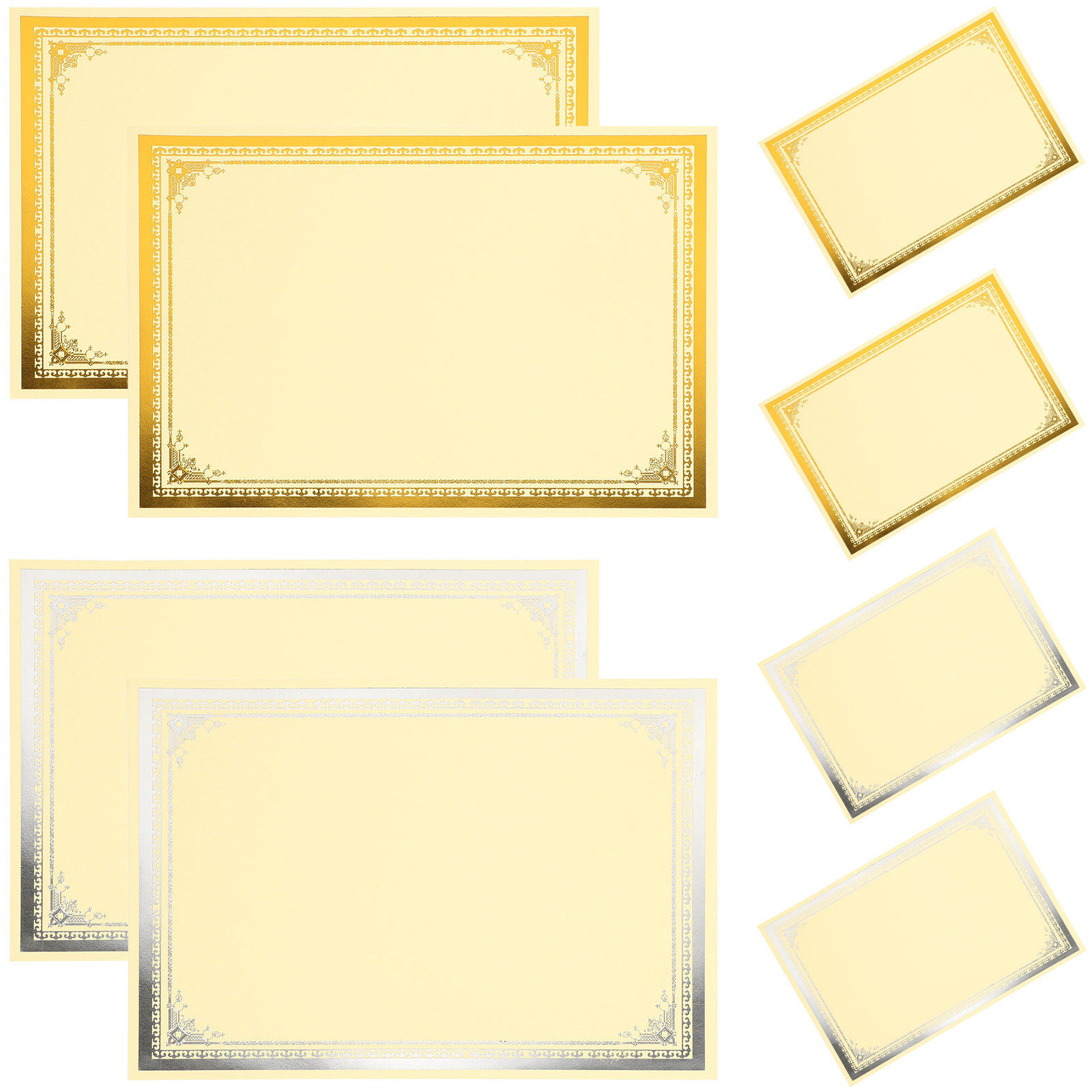 8 Sheets List Honor Certificate Award Papers Student Child 29.50X21 ...