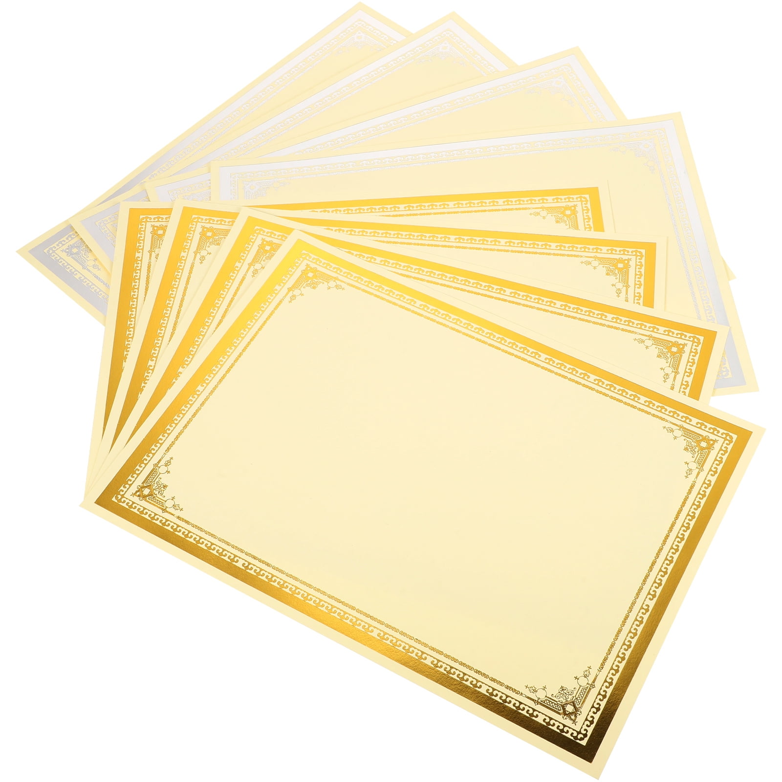 8 Sheets Note Pads Certificates Honor Inner Papers Student - Walmart.com