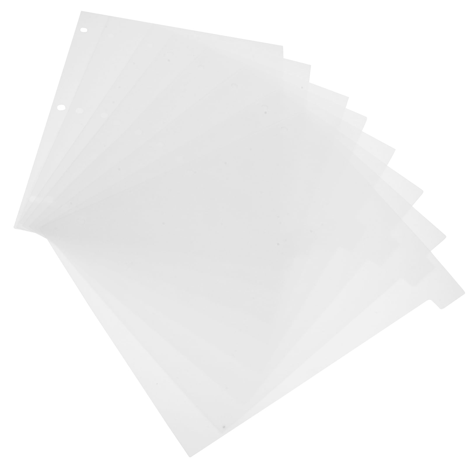 8 Sheets White Notebook Dividers Index File Organizer for Lever Arch ...