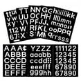8 Sheets Self-Adhesive Vinyl Letters Numbers Kit, for Mailbox,Signs ...