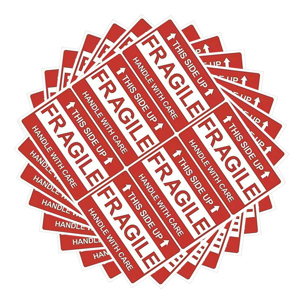 8 Sheets Shipping Fragile Warning Labels Shipping Boxes Warning Label ...