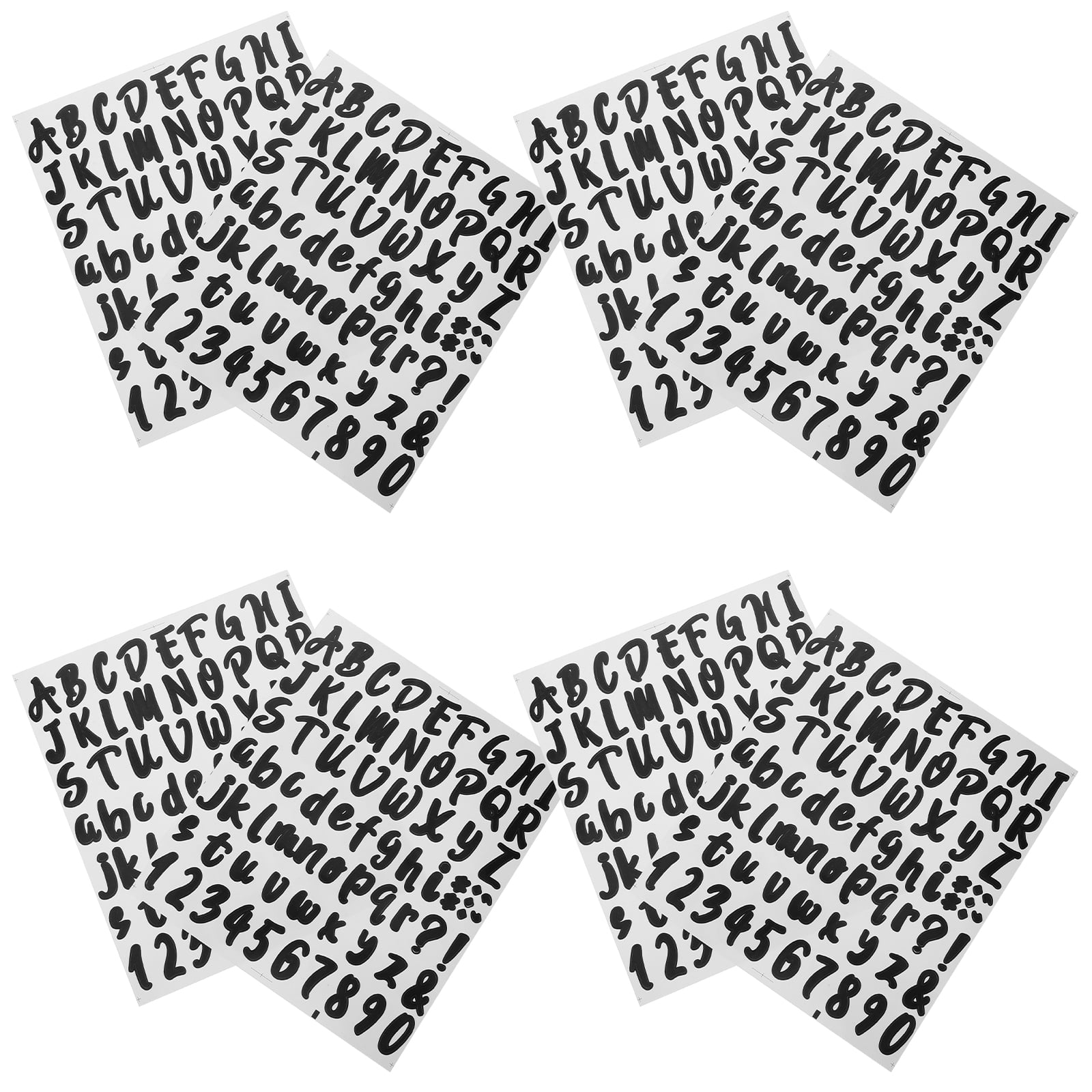 8 Sheets Sticker Cable Numbers Labels Self-adhesive Stickers - Walmart.com