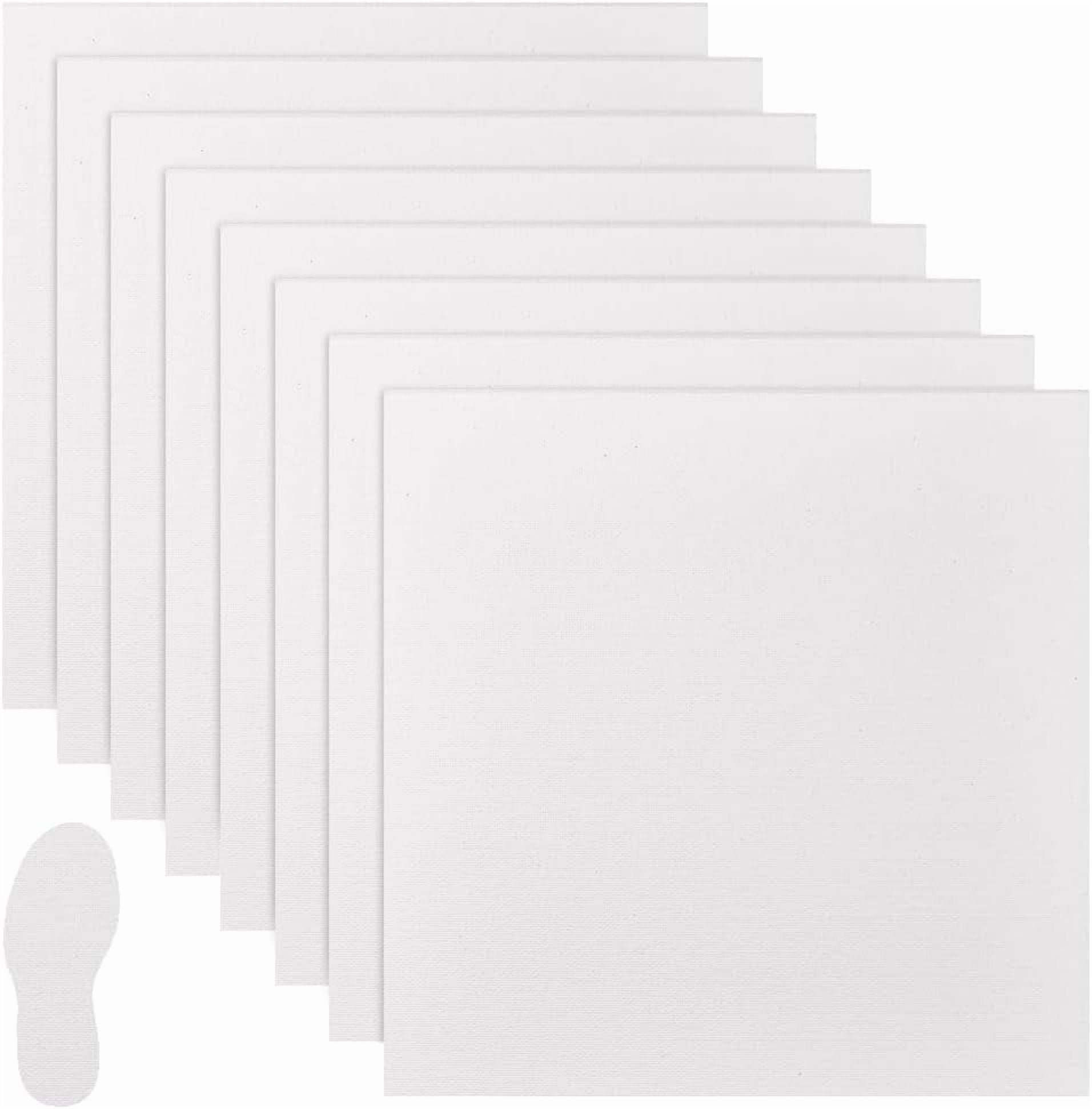 8 Sheets White Blank Cardboard 11.73x11.73inch Cardboard Shoe Inserts ...