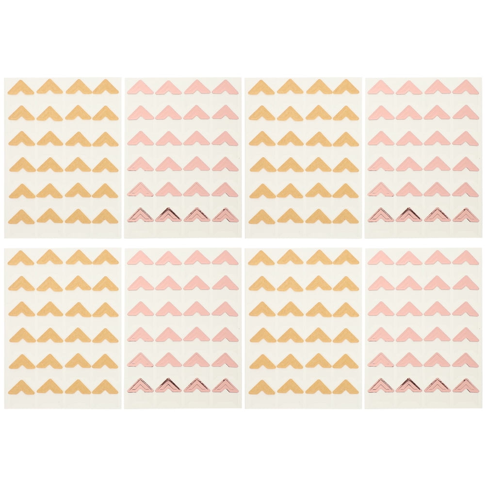 MLINS 8 Sheets of Picture Corners Photo Mounting Corners for ...