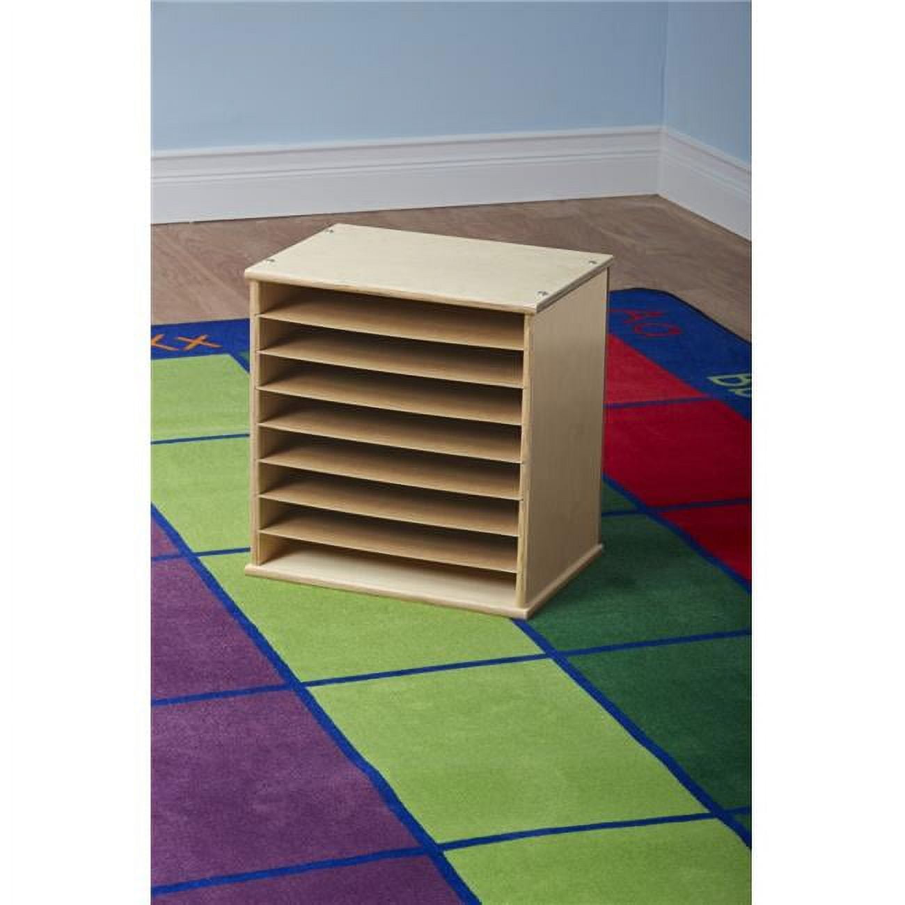 8-Shelf Extra Deep Large Knob Wooden Puzzle Rack - Walmart.com