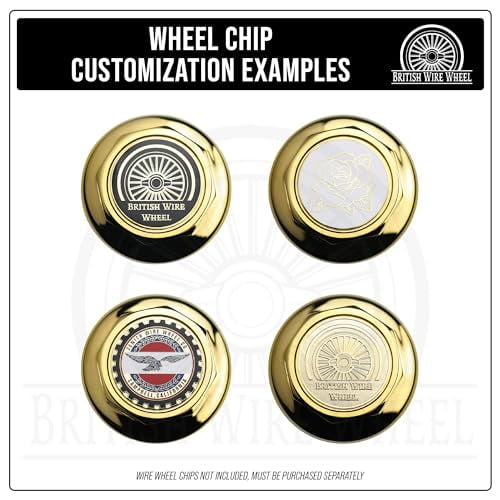 8-Sided Hex Cut Gold Spinner Caps (Single Right) | Right Side 24K Gold ...