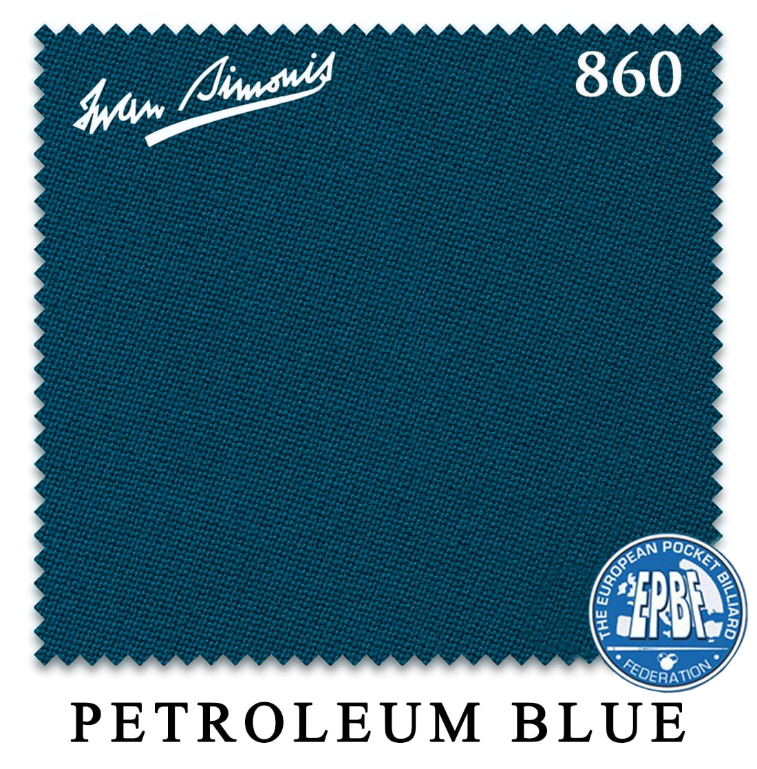 8' Simonis 860 Pool Billiard Table Cloth - Petroleum Blue - AUTHORIZED ...