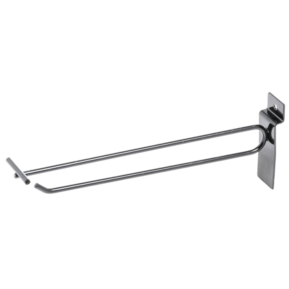8" Slatwall Scan Hook, Black - Walmart.com