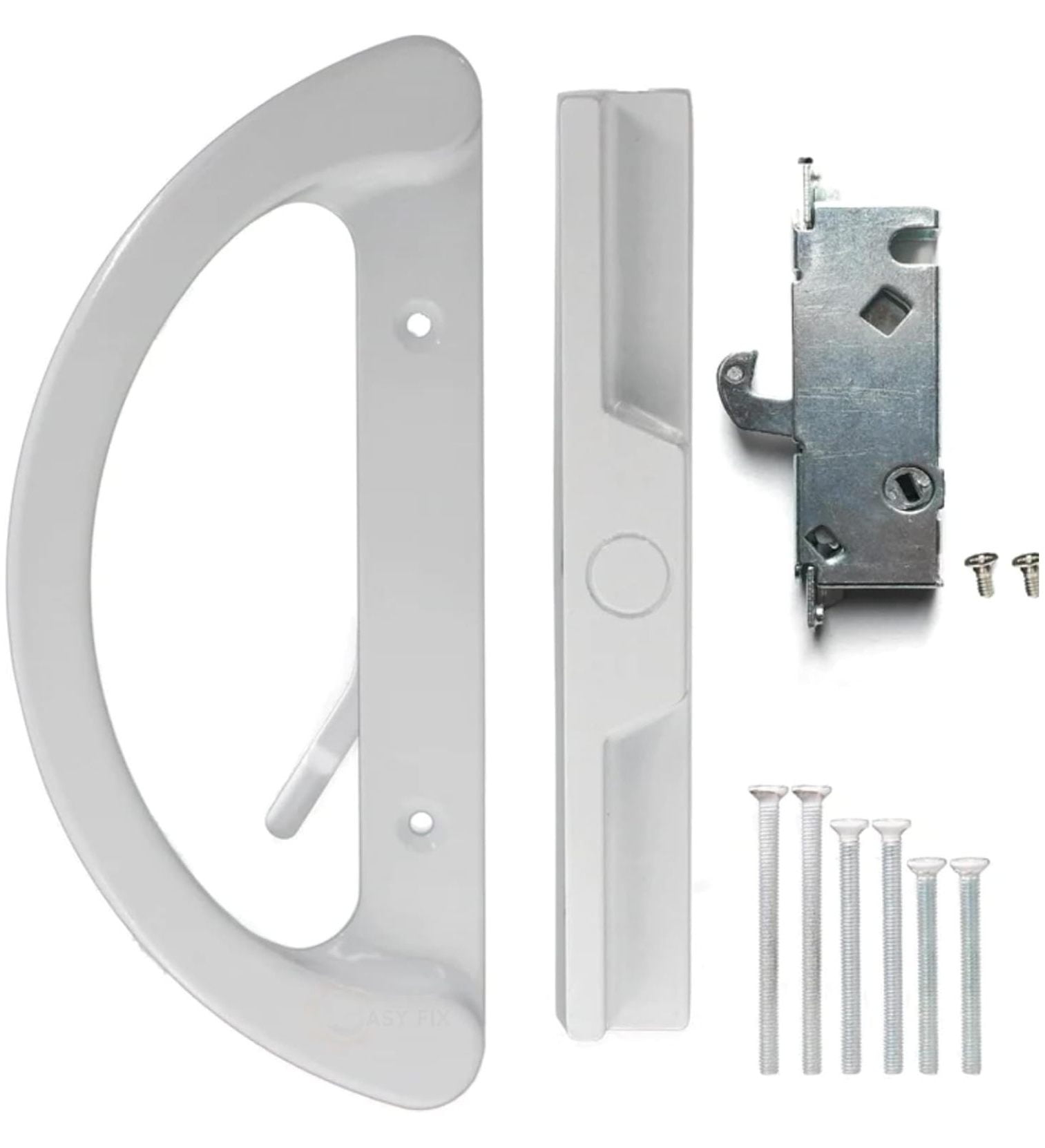 8" Sliding Door Handle Set with Mortise Lock - Replace Patio Glass Door ...