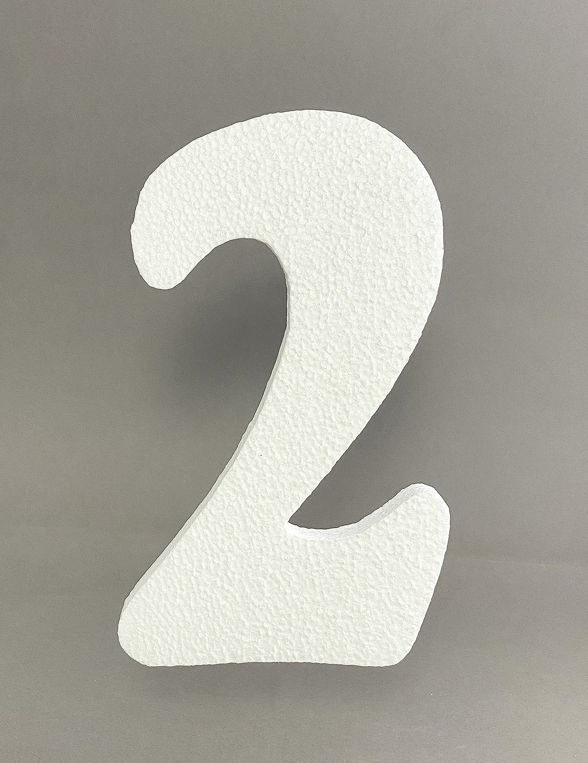 8" Smooth EPS Foam Letters Alphabet Numbers for Crafts Party Signs ...