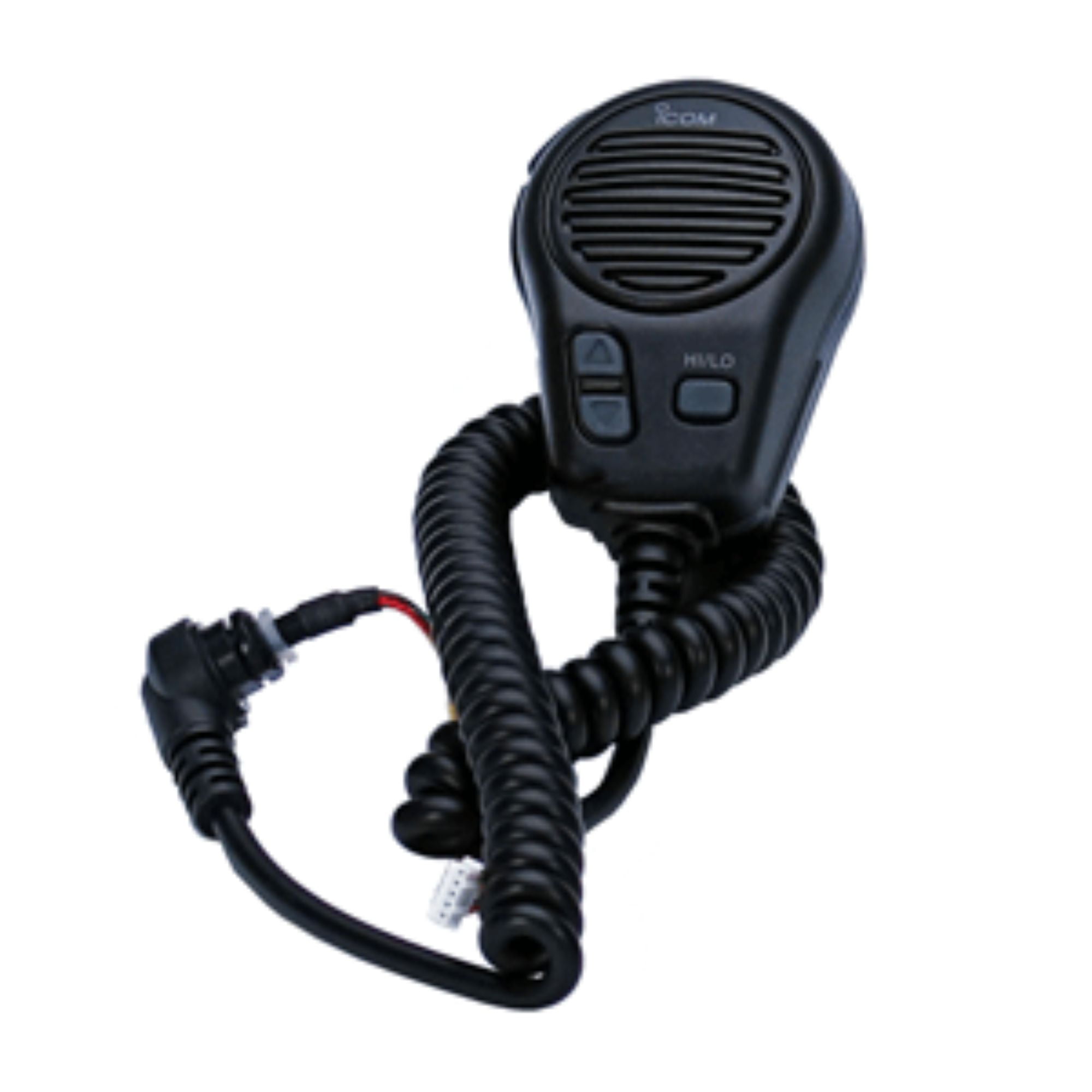 8" Solid Black Outdoor Parts and Accessories Icom Standard Hand Mic for ...