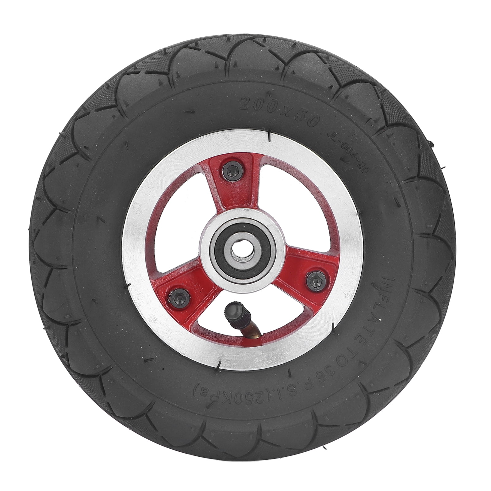 8 Solid Tires Electric Scooter Wheels with Aluminum Alloy Hub for Non ...