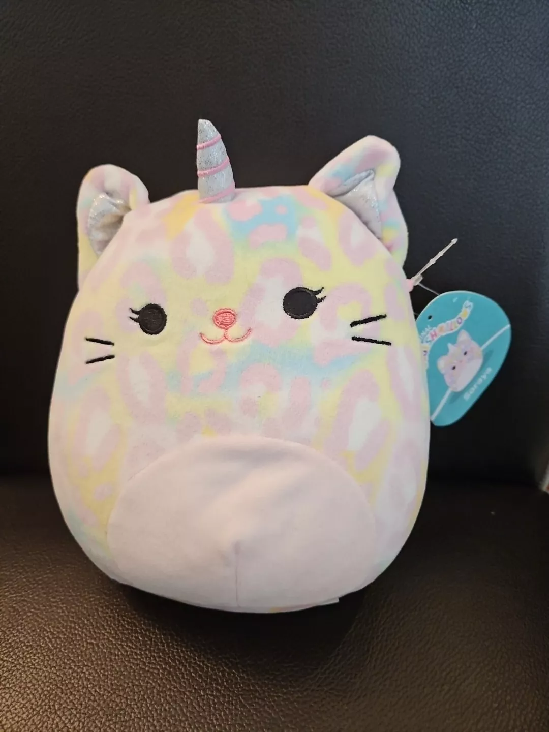 8” Soraya Cheetah-Corn Squishmallow Kellytoy Plush Stuffed Animal ...