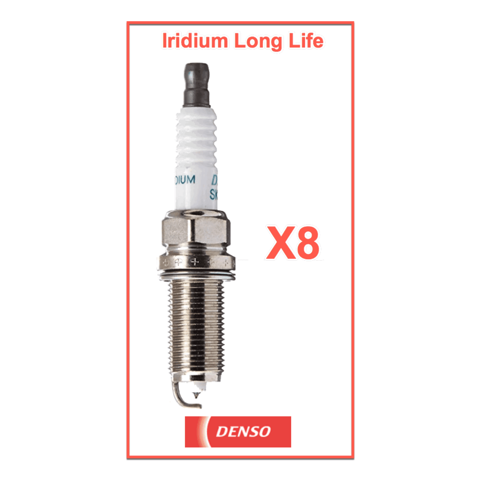 8 Spark Plugs DENSO Iridium Long Life SK16HR11 V8 MPN #3417 - Walmart.com