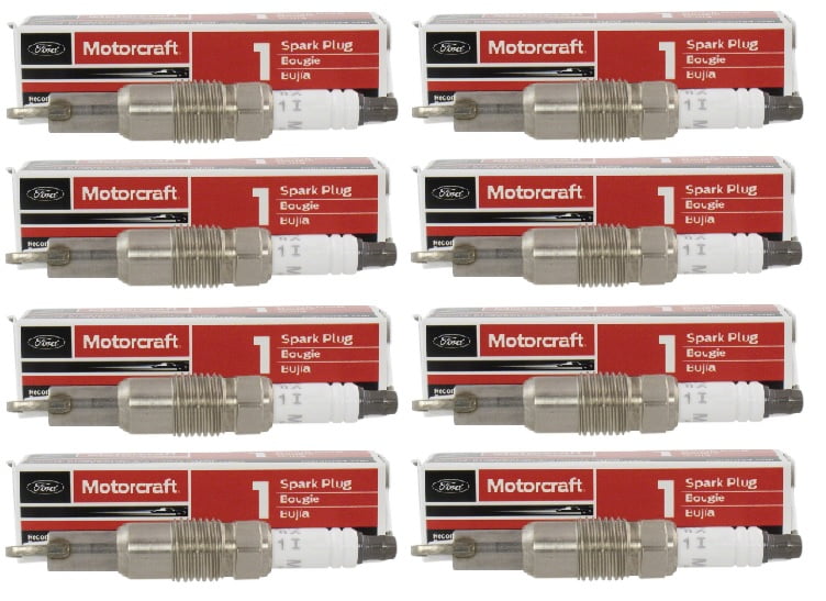 8 Spark Plugs OEM FORD MOTORCRAFT PZT14F F150 F250 F350 Exp. Nav. 5.4L ...