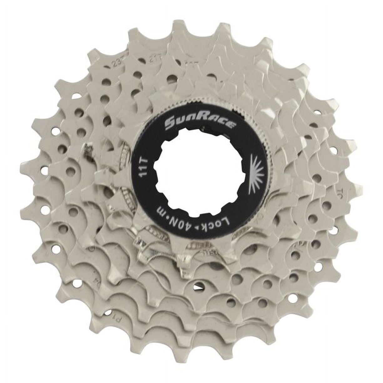 8 Speed Cassette CSR86 11/23T Index Nickel Sun Race - Walmart.com