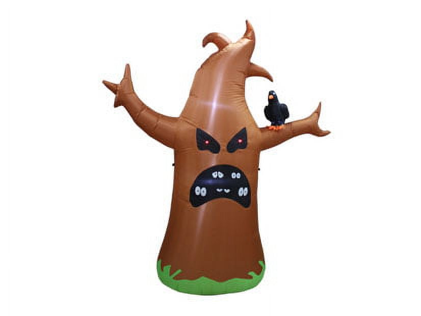 8' Spooky Town Inflatable Spooky Tree Halloween Yard Art Décor ...