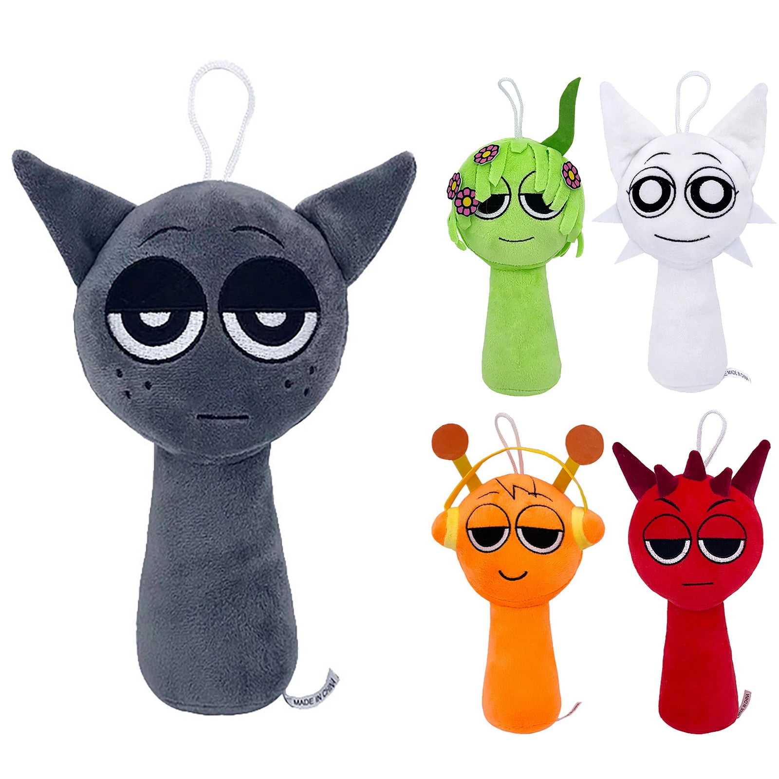 8" Sprunki Plush, Sprunki Game Plush,Sprunki Gray, Christmas Realistic ...