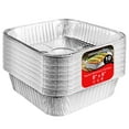 8x8 Foil Pans (10 Pack) 8 Inch Square Aluminum Pans - Foil Pans ...