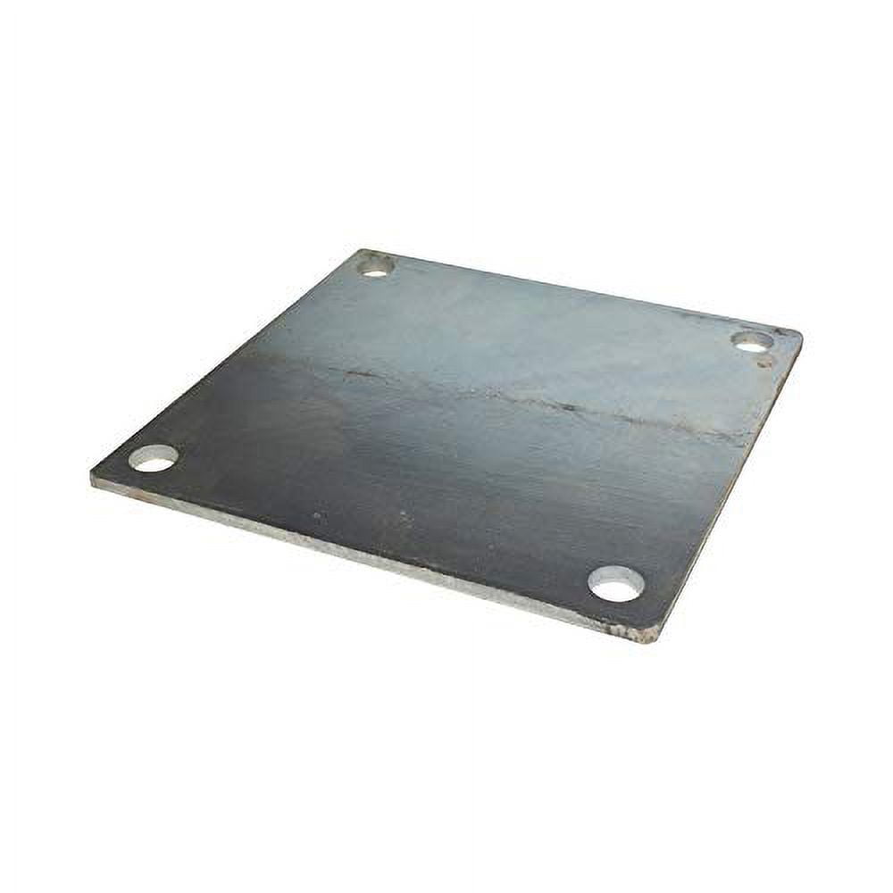 8" Square Galvanized Steel Base Plate - Walmart.com