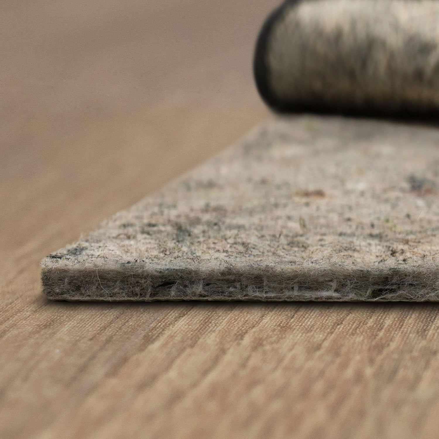 8' Square Non Slip Rug Pad Gripper 1/4 Thick Dual Surface Felt + Rubber ...