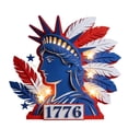 8'' Statue of 1776 Decorative Sign Layered Wooden Patriotic with ...